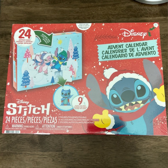 Disney | Toys | Disney Stitch 225 Advent Calendar 24 Surprises Inside ...